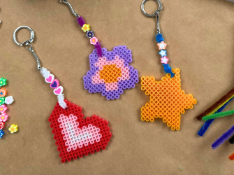 Fuse Bead Keyring
