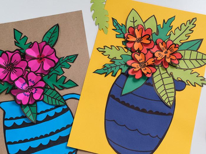 Margaret Preston Inspired Flower Collage | Zart