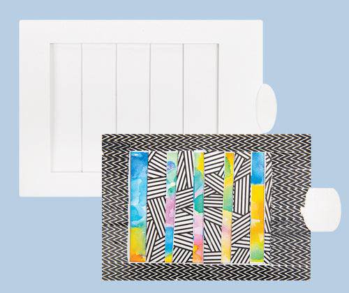 Zart Moveable Pull Tab Sliding Card Pack of 10