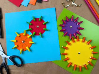 Paper Gears in Motion | Zart