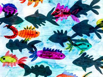 Watercolour Ground Fish | Zart