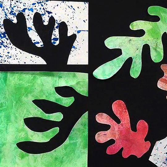 Positive and Negative Shape Collage | Zart