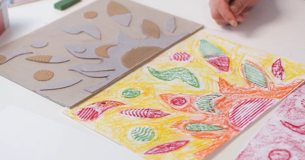 Texture Rubbing Inspired By John Coburn | Zart