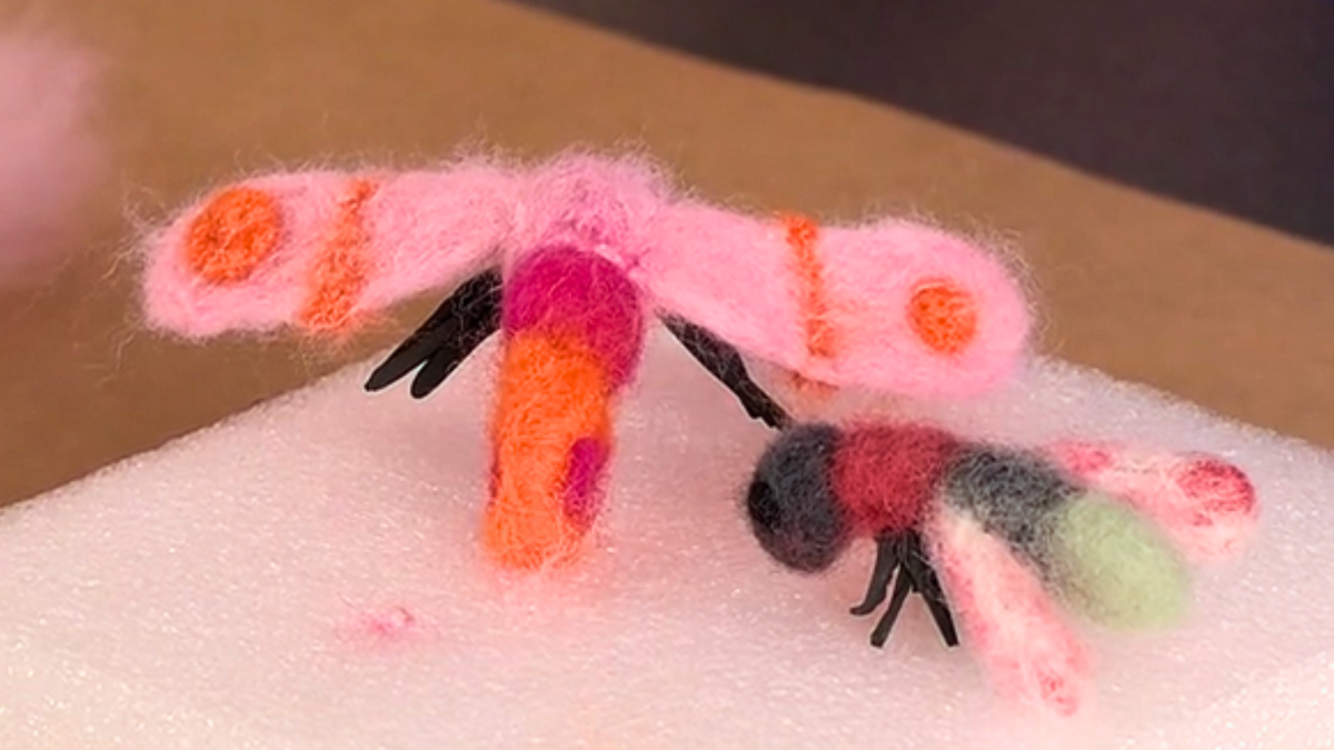 Dry Felting Inspired by Lindsey Thomas | Zart
