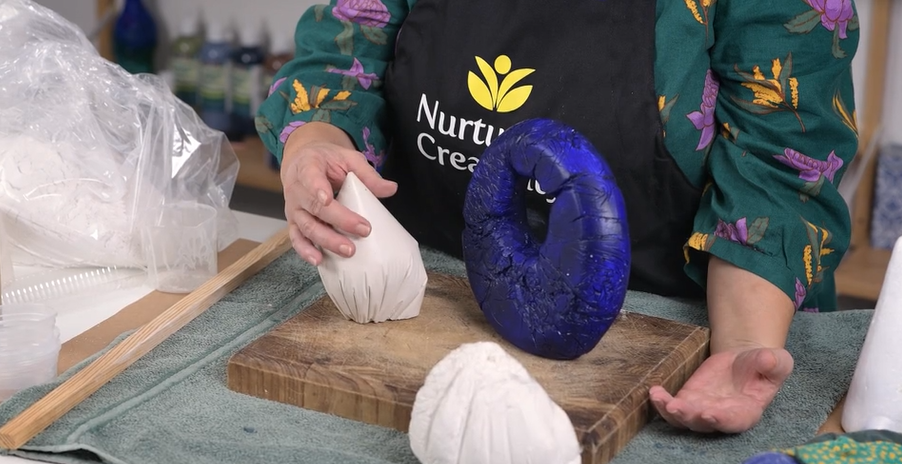 Plaster Sculpture Inspired By Henry Moore | Zart