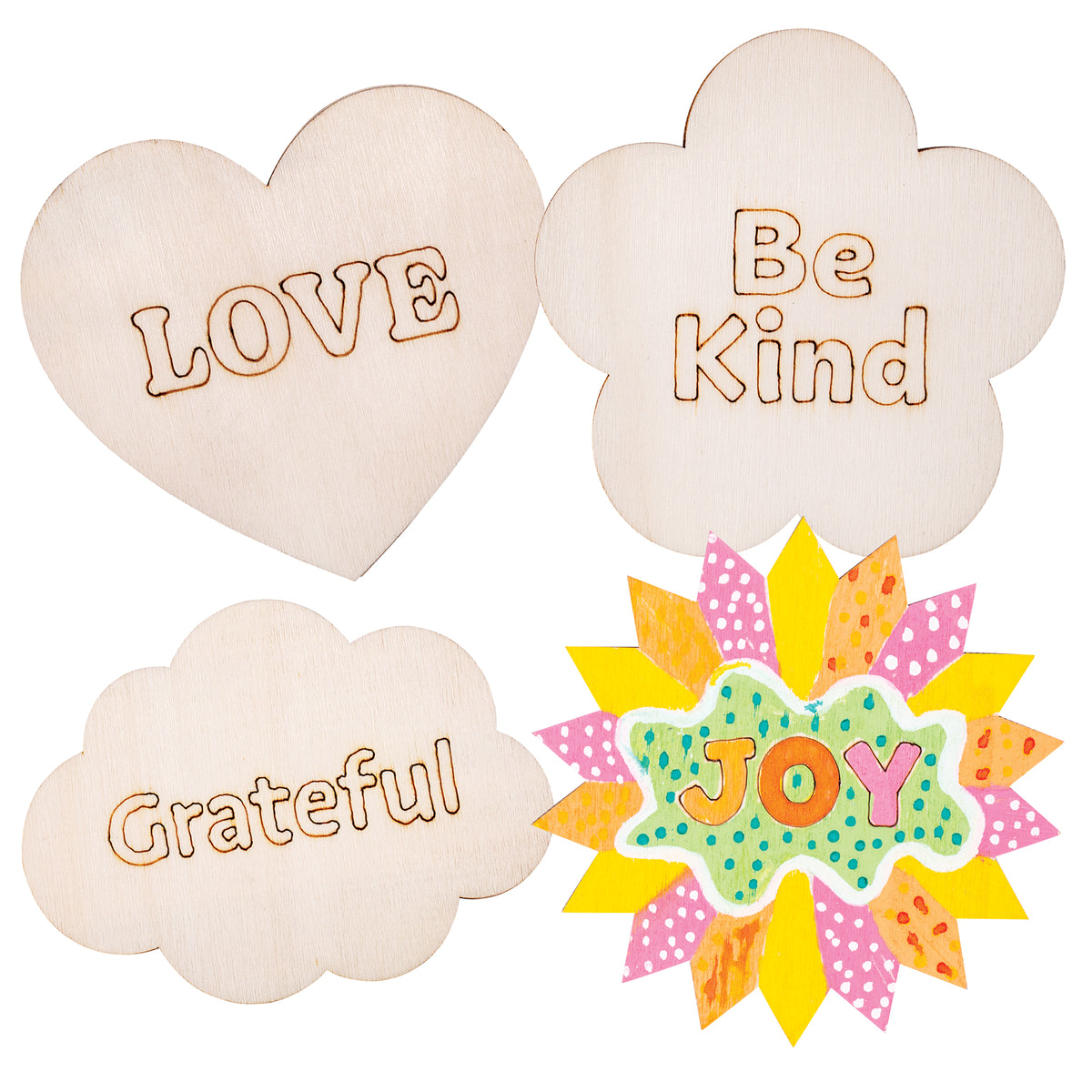 Wooden Coaster Wellbeing Pack of 20 | Zart