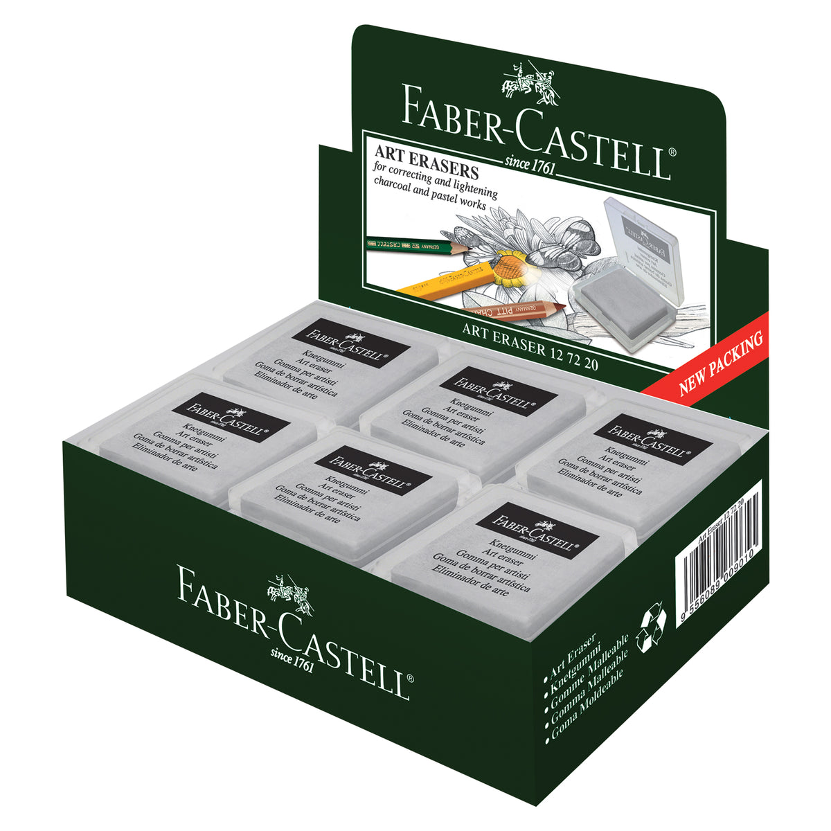 Faber-Castell Kneadable Erasers Pack of 18