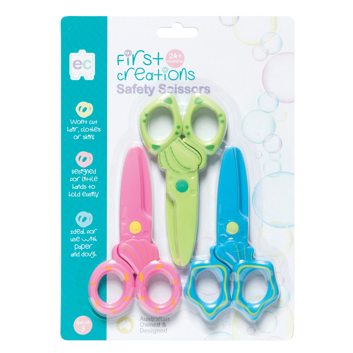 Safety Scissors Set of 3 | Zart