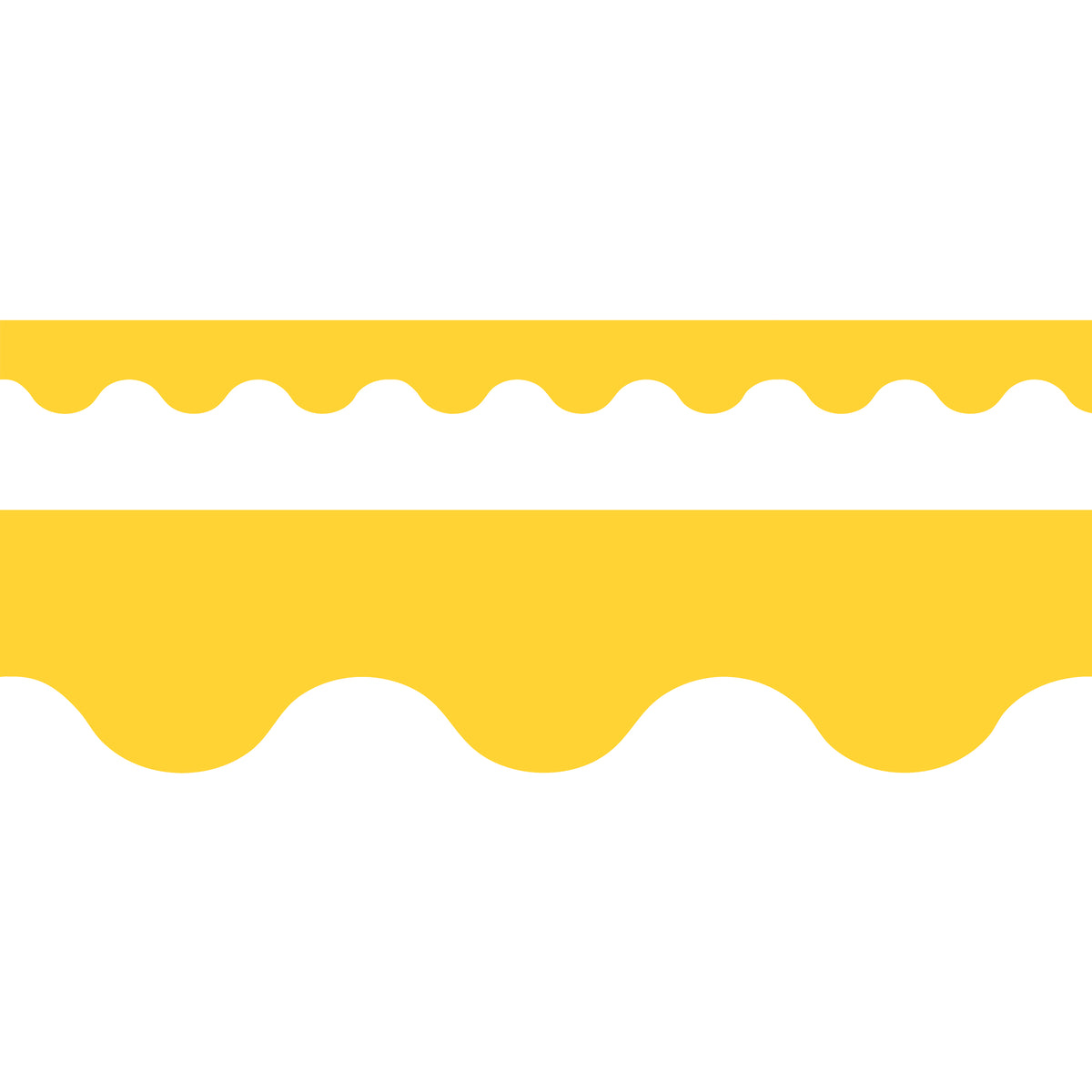 Scalloped Coloured Border - Roll