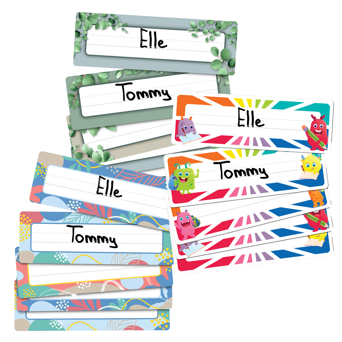 Adhesive Name Plates Pack of 30 | Zart