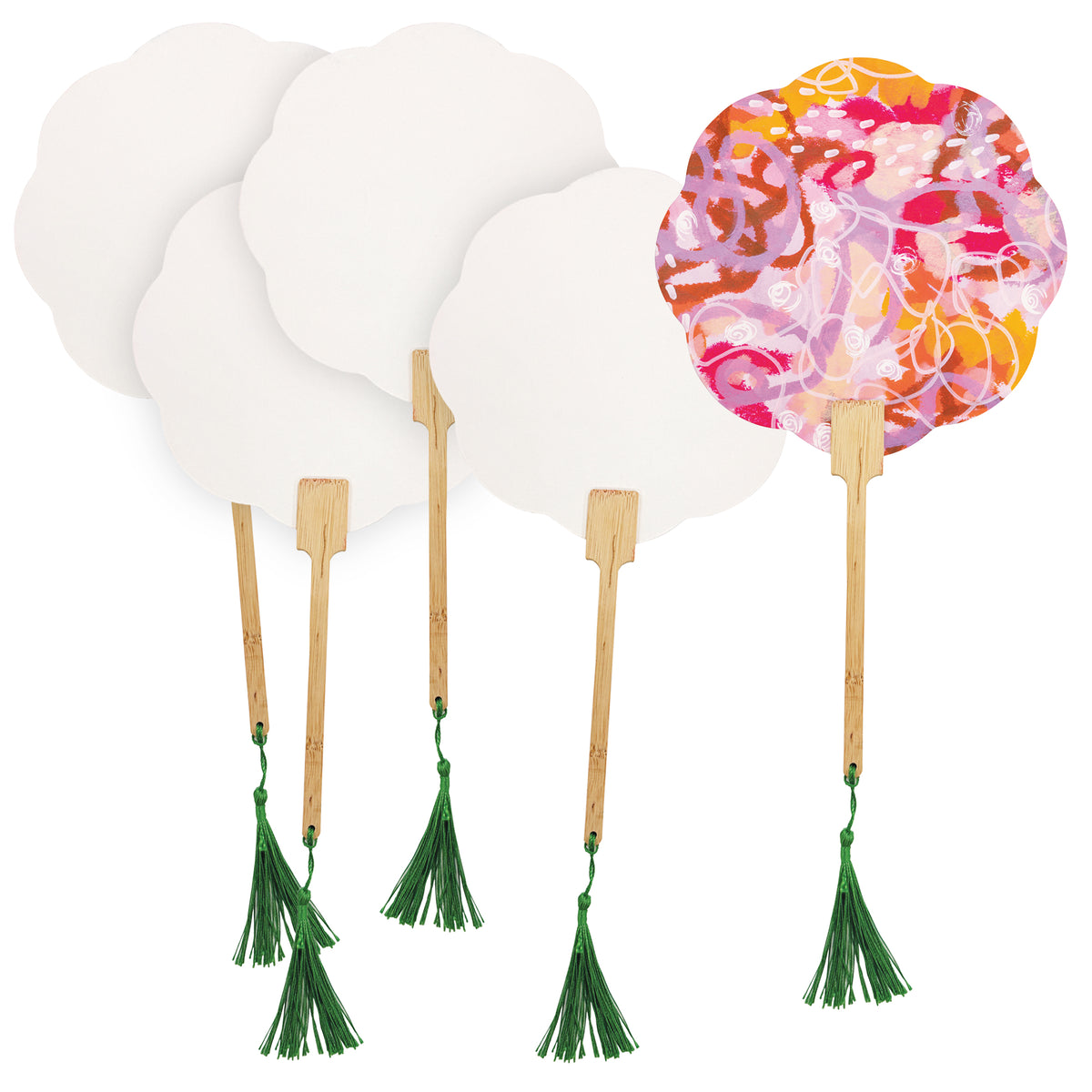 Zart Paddle Fan Pack of 10
