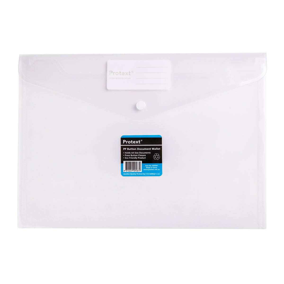Document Wallet Clear A4