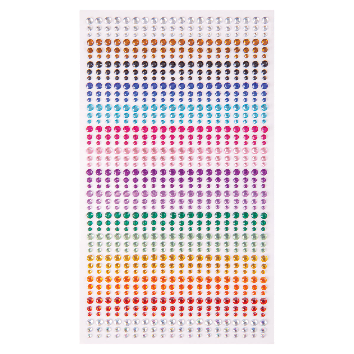 Zart Adhesive Gem stones Pack of 900