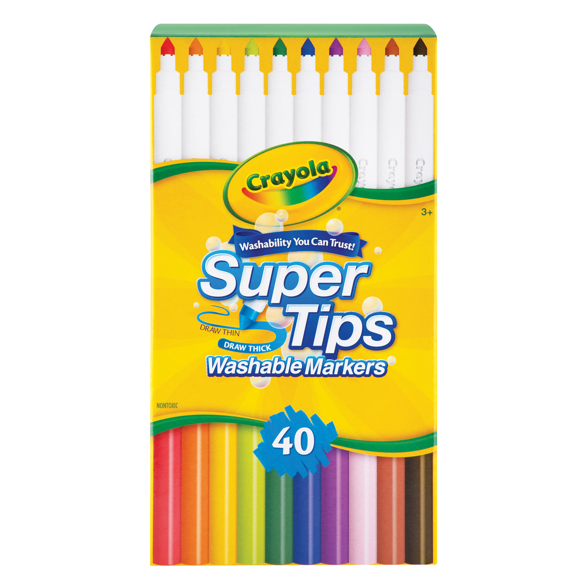 Crayola SuperTips Markers Share Pack of 40 | Zart