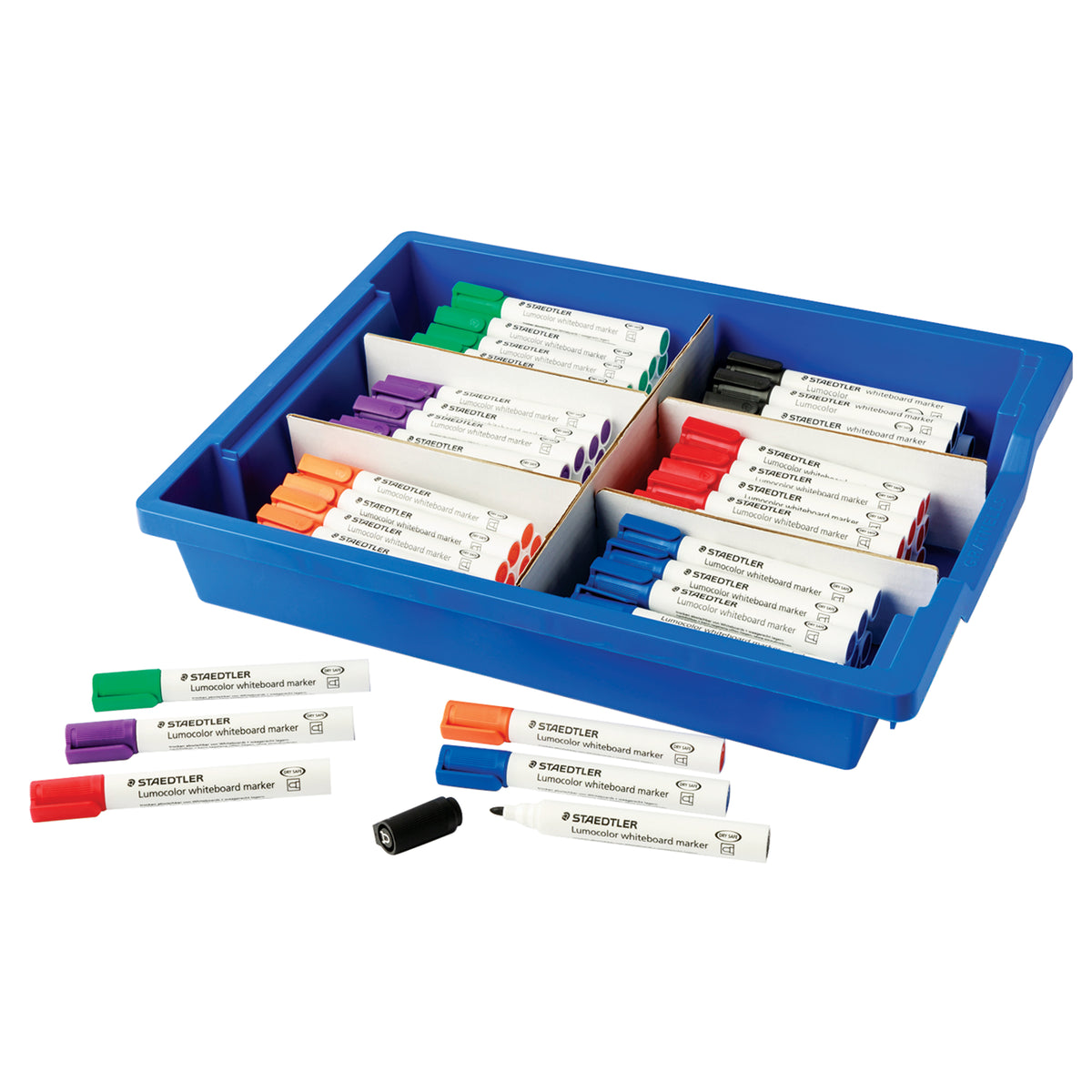 Staedtler Lumocolor Whiteboard Markers Tote Classpack of 90 | Zart