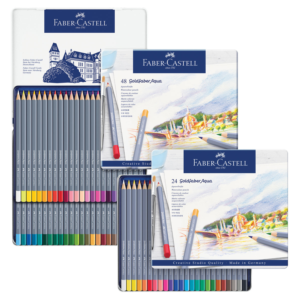 Faber-Castell Goldfaber Aqua Watercolour Pencils | Zart