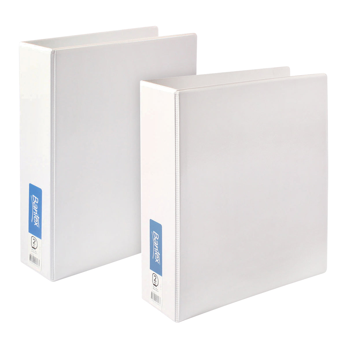 Bantex Cover Insert 2D Ring Binder A4 Spine White
