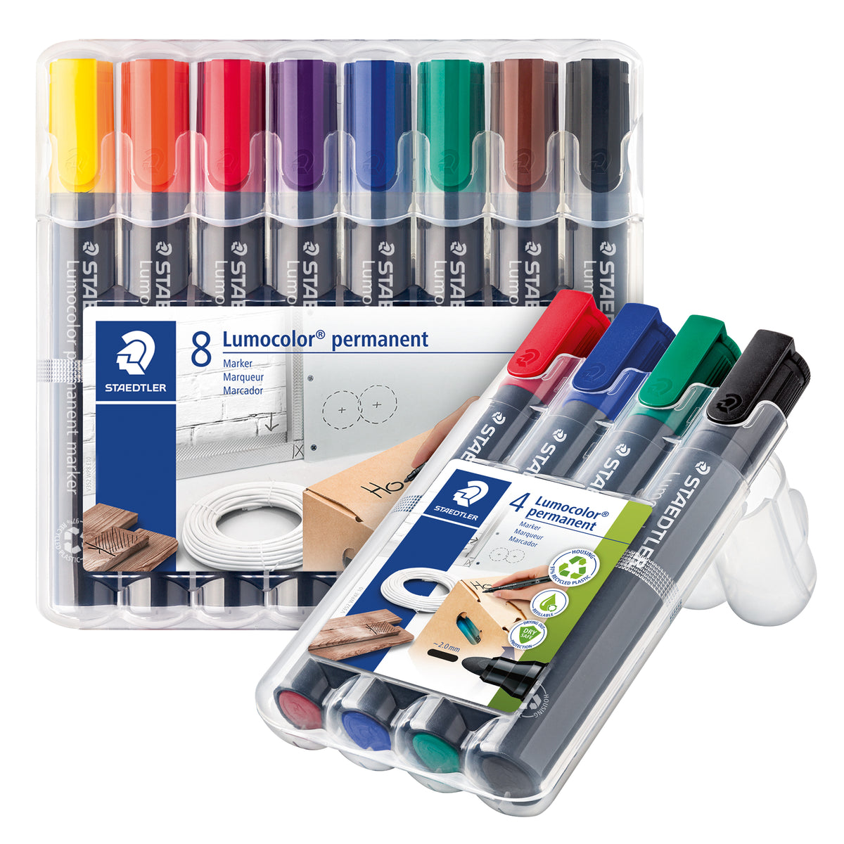 Staedtler Lumocolor Permanent Markers Assorted Colours