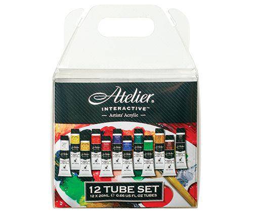 Atelier Acrylic Paint Set 20mL Pack of 12 | Zart