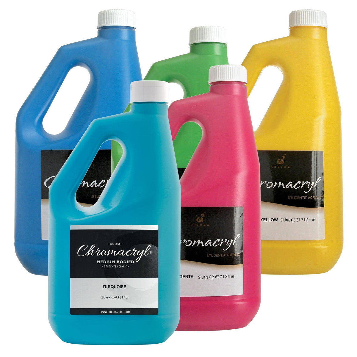 Chromacryl Acrylic Paint 2L Bottles | Zart