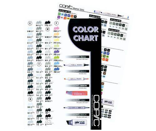 Copic Colour Chart | Zart