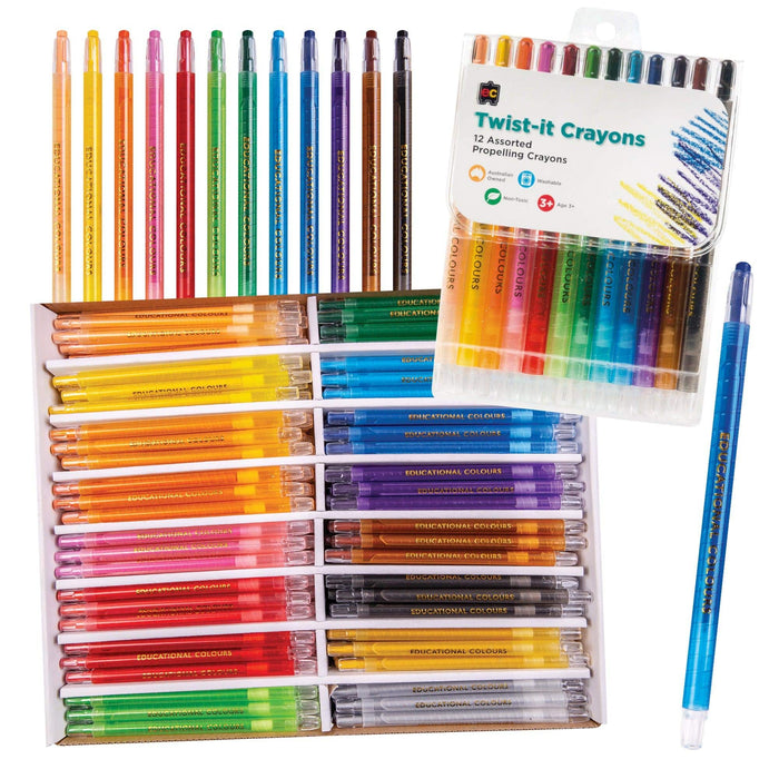 Crayons and Oil Pastels