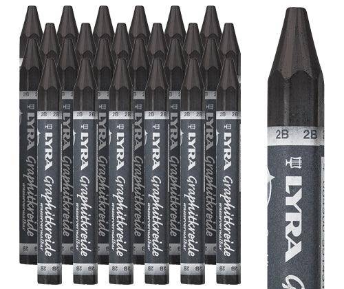 Lyra Graphite Crayon Water-Soluble Pack of 24 | Zart