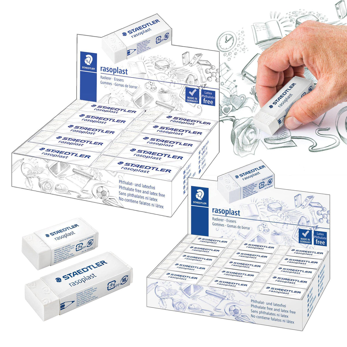 Staedtler Rasoplast Erasers | Zart