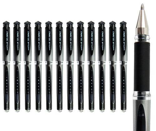 Uni-Ball Gel Impact Pen Black Pack of 12 | Zart