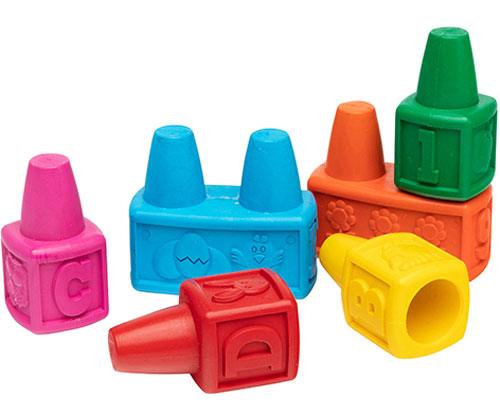 Easi-Grip Alphabet Finger Crayons Set of 6 | Zart