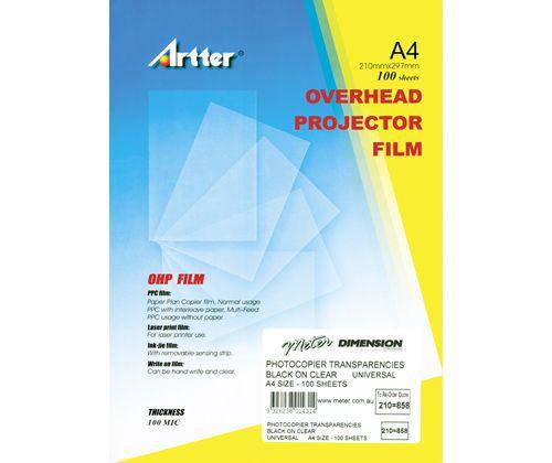 Transparency Film Photocopier A4 Pack of 100 | Zart