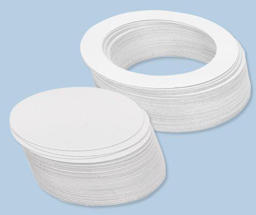 Cardboard Ring and Circle Pack of 50 | Zart