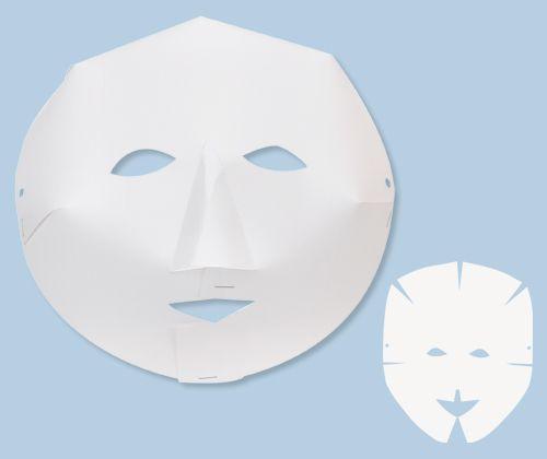 Zart Cardboard Fold Up Face Mask Pack of 40
