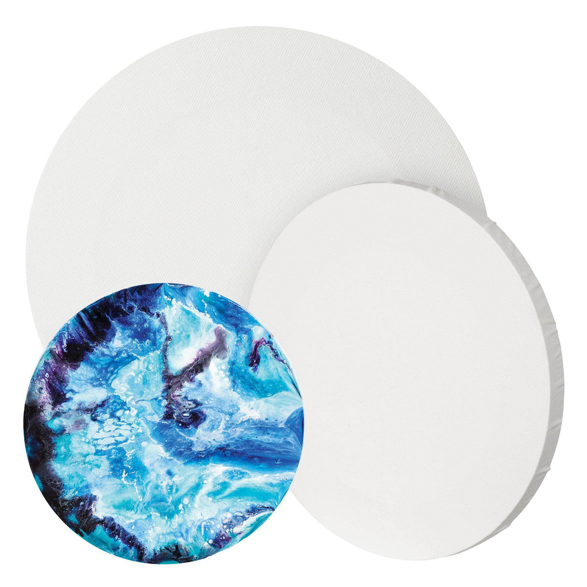Zart Stretched Canvas Round