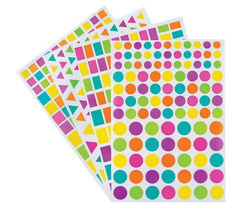 Adhesive Shapes Assorted Pack of 40 | Zart