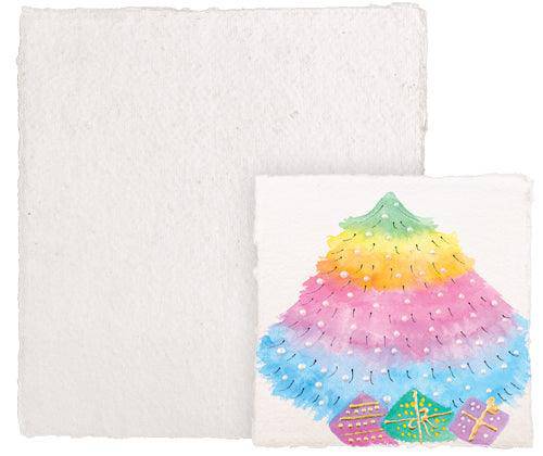 Zart 100% Recycled Cotton Handmade Watercolour Paper Square 300gsm