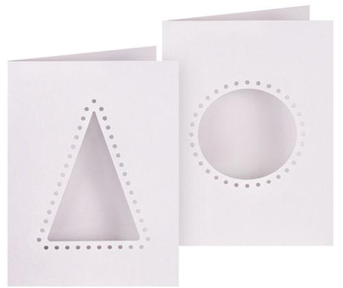 Christmas Cut-out Threading Card Pack of 10 | Zart